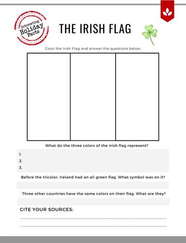 St. Patrick's Day Worksheets for Middle and High School | TPT