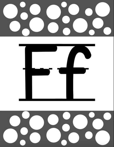 Gray Polka Dot Party Alphabet Posters: Set #2 by Magical Miss Meg