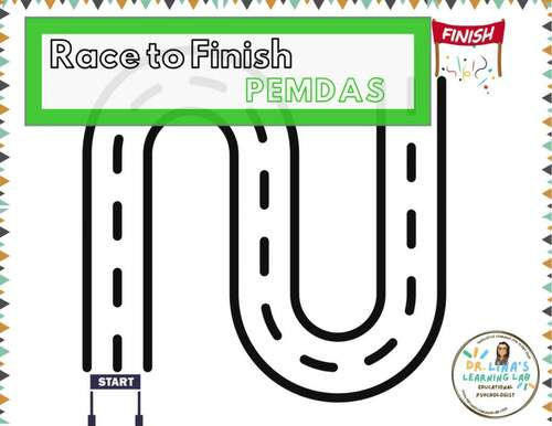 Race to Finish PEMDAS" - A Printable Game for 5th Grade Math Mastery!
