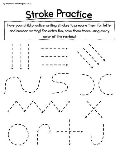 PreK Summer Packet|Kindergarten Readiness Printables by Ambitious ...