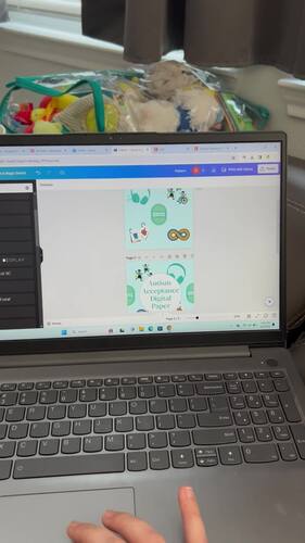 Inclusion Awareness and Autism Acceptance Digital Paper - Seamless Design