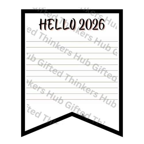 2026 New Year Bulletin Board Banners | Inspire Student Goals & Reflection