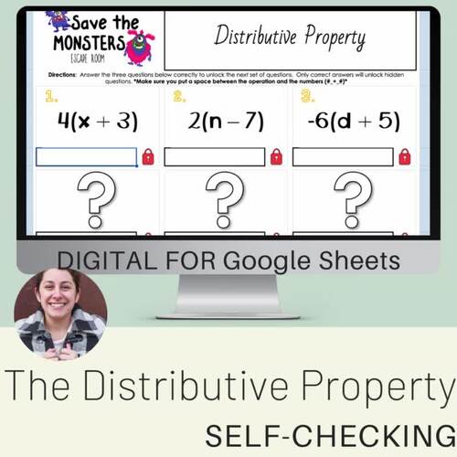 The Distributive Property: Escape Room by Math with Ms Baron | TPT