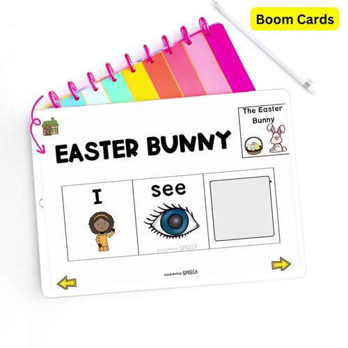 Spring Speech Therapy Book Companion: "How to Catch the Easter Bunny"