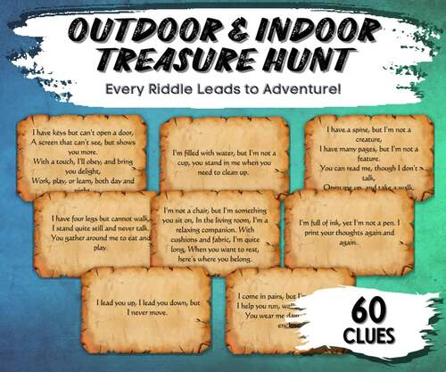 SCAVENGER HUNTS by The Game Room Party Games | TPT