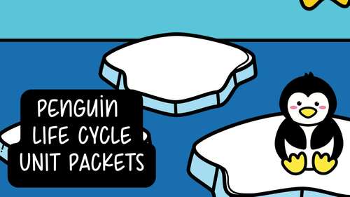 Penguin Life Cycle Science Worksheets Penguins Winter PreK Kindergarten ...