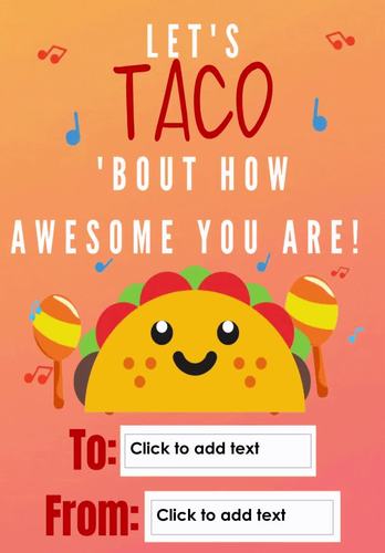 Digital Valentine's Day Cards | Foodie Themed with Animated GIFS ...