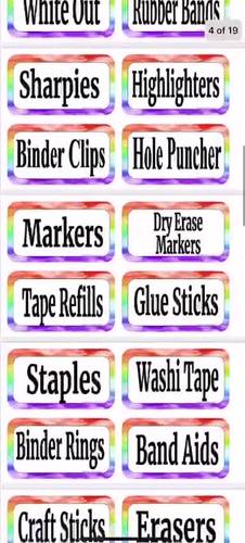 Teacher Toolbox Labels- No-Prep Classroom Labels by The Seasonal Store