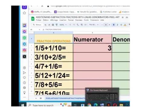 introduction, comparing,fractions with unlike denominators ,digital ...