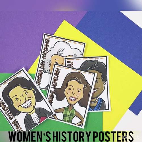 Womens History Month Posters | Sonia Sotomayor, Kamala Harris, Harriet ...