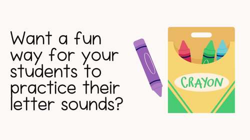 Alphabet Letter Sounds Interactive Mini Book (Write, Find, and Color)