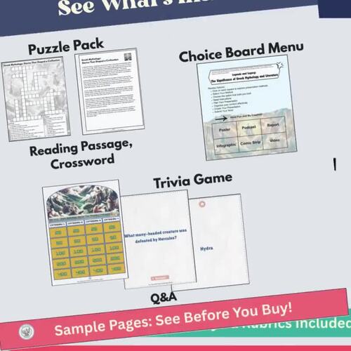 HSS 6.4.4 Bundle: Greek Mythology: Stories That Shaped a Civilization