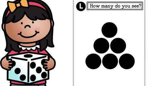 Subitizing Numbers within 20 Worksheets for K-2 by Serendipity Math Shop
