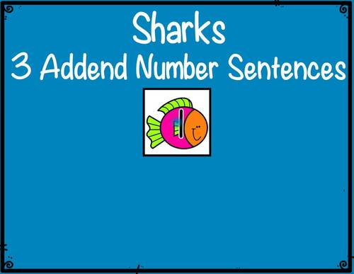 Pets Build 3 Addend Addition & Subtraction Number Sentences | TPT