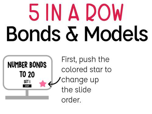 Addition & Subtraction to 20 | Bar Models & Number Bonds 5 in a Row ...
