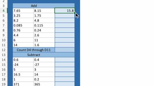 Excel Basic Formulas Practice by Creative Tech Ed | TPT