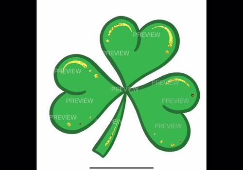 St Patricks Day Clipart Shamrock & 4 Leaf Clover 38PNG Personal ...