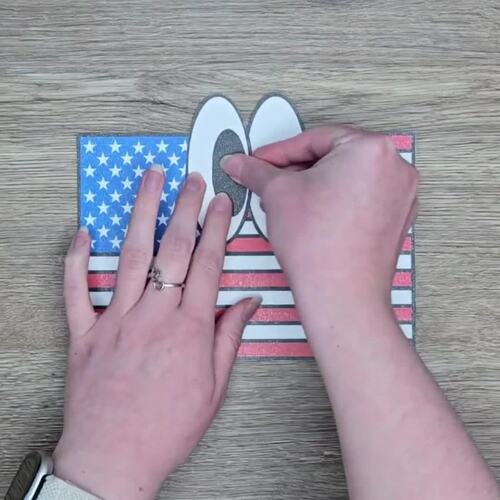 American Flag Buddy Craft Template by Mollers Makes It | TPT