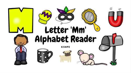 Letter 'Mm', Alphabet Reader, Voice-Over Video, Phonics, eBook | TpT