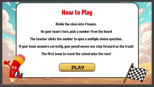 Back to School Classroom Game | Editable Quiz Race for 4 Teams | TPT