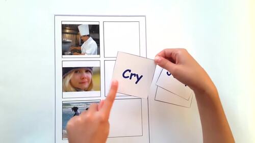 Match Words to Pictures Activities Special Education Reading ESL Speech ...