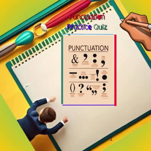 Punctuation Practice Quiz by The TPT Learning Camp | TPT