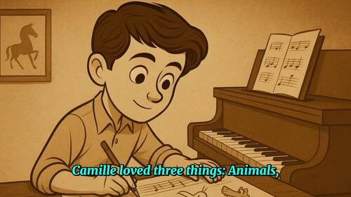 Composer Spotlight: Camille Saint-Saëns | Movie, Worksheets, Quiz ...