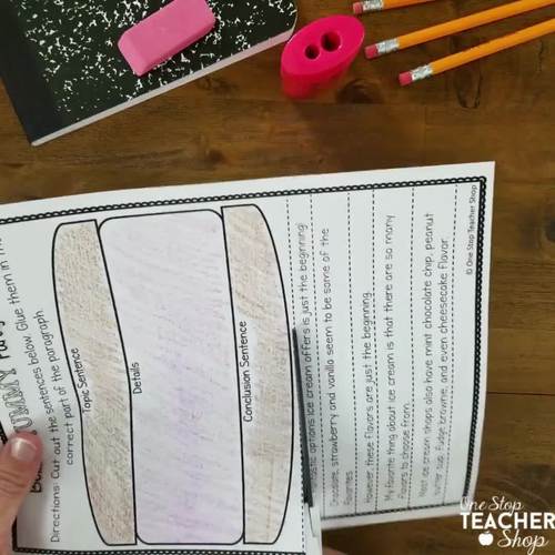 Paragraph Writing Lesson and Activities | Google Classroom | PRINT ...