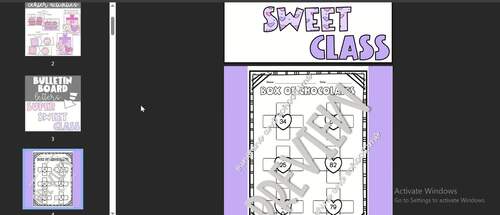 Valentine's Day Super Sweet Worksheets/Centers - ELA & Math Activities