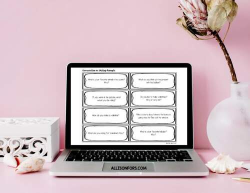 Valentine's Day Speech Therapy Activities Picture Scene - Language Scene