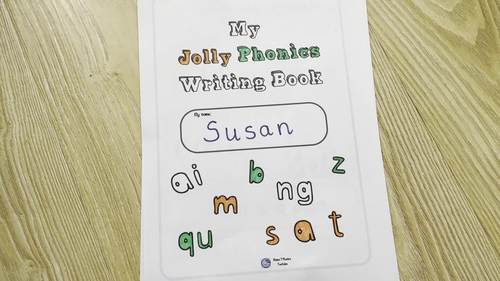 Jolly Phonics Writing Book | Complete with all 7 Groups of sounds