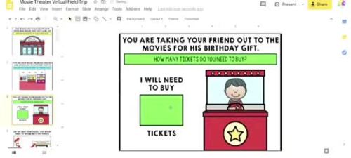 Life Skills - Virtual Field Trip - Movie Theater - GOOGLE - CBI Transition