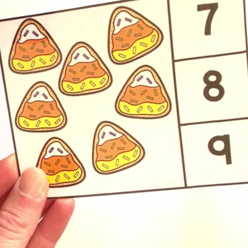 Halloween Counting Activity - Numbers 1-20 Counting Clip Cards - Math ...