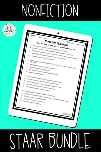 STAAR Reading Comprehension Strategies BUNDLE by Write Moments | TPT