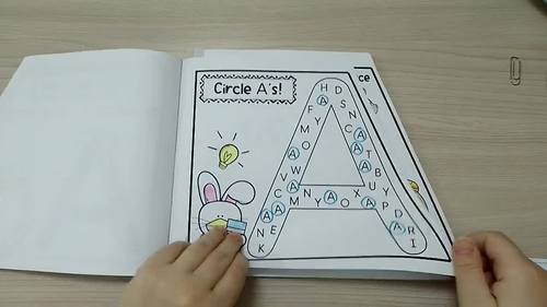 Alphabet Mini Book | Letter A Worksheets by Mind Tree Class | TPT