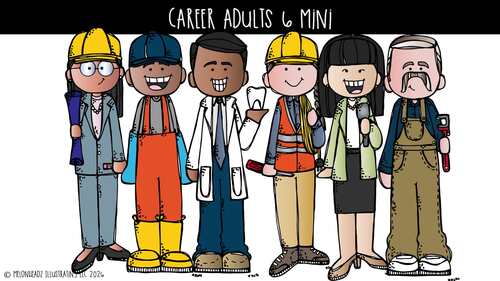 Career 6 clip art, Adult, occupation, job Mini by Melonheadz Clipart