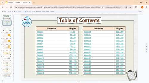 Grade 3 - Foundations of Language Unit - Google Lesson Slides - Ontario ...