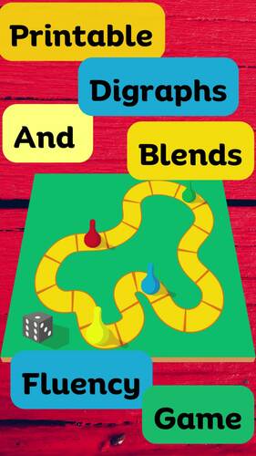 Printable Digraphs and Blends Board Games by Z-Girl Creations | TPT