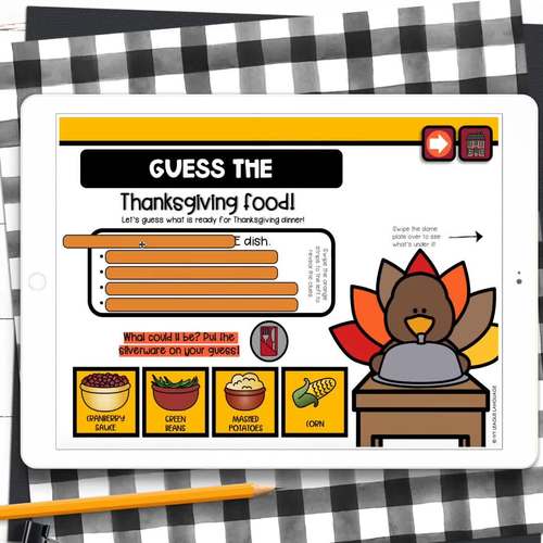 Thanksgiving Vocabulary - Inferencing Boom Cards™ by Ivy League Language