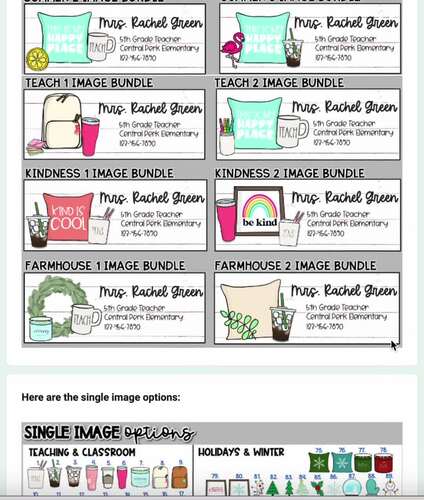 4 Custom Email Signatures | Choose Your Fonts, Background, Image, & Style