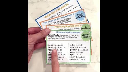 136 Phonemic Awareness & Phonological Awareness Skills Quick Daily Task ...