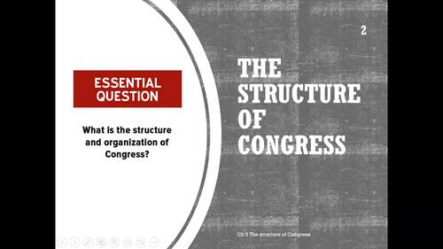 Legislative Branch Explained: Detailed Worksheet with Graphic Organizers
