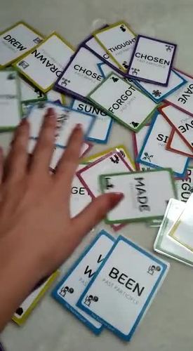 Irregular Verbs Past Simple/Participle Cards by The Teachers Land