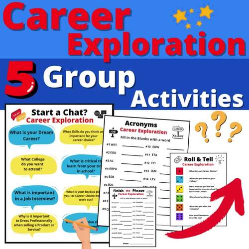Career Exploration Trivia Activities Jobs Careers Morning Work No Prep ...