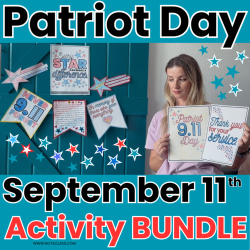 September 11 Activities | Patriot Day Writing Crafts | 9/11 Bulletin Board