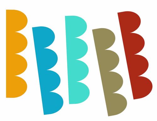 Boho Bulletin Board Borders, Colorful Classroom Borders, Classroom Decor