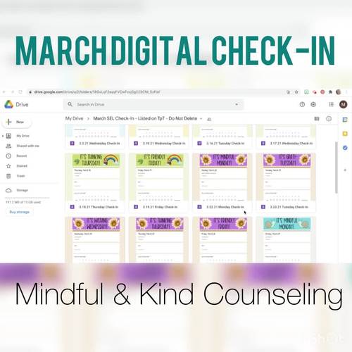 Digital Student Daily Check In BUNDLE 2021 SOCIAL EMOTIONAL LEARNING