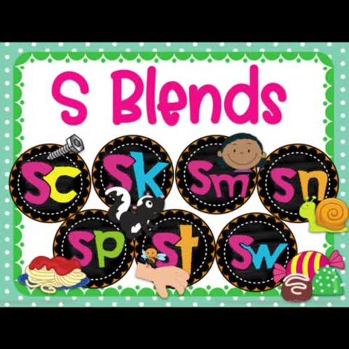 S Blends Powerpoint by Preschool Love | TPT