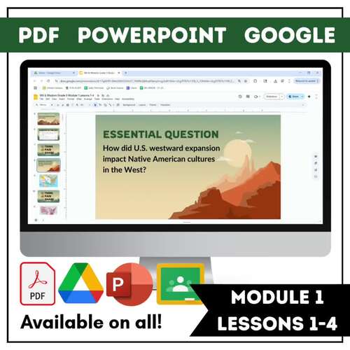 Wit & Wisdom Grade 5 Module 1 Lessons 1-4: EDITABLE Lesson Slides ...