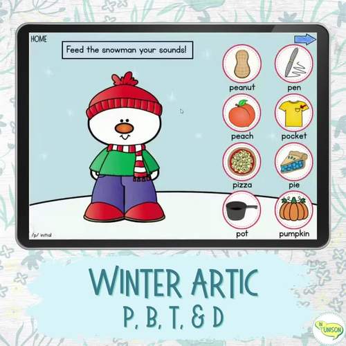 Winter Articulation Boom Cards™ Dress & Feed the Snowman P B T D